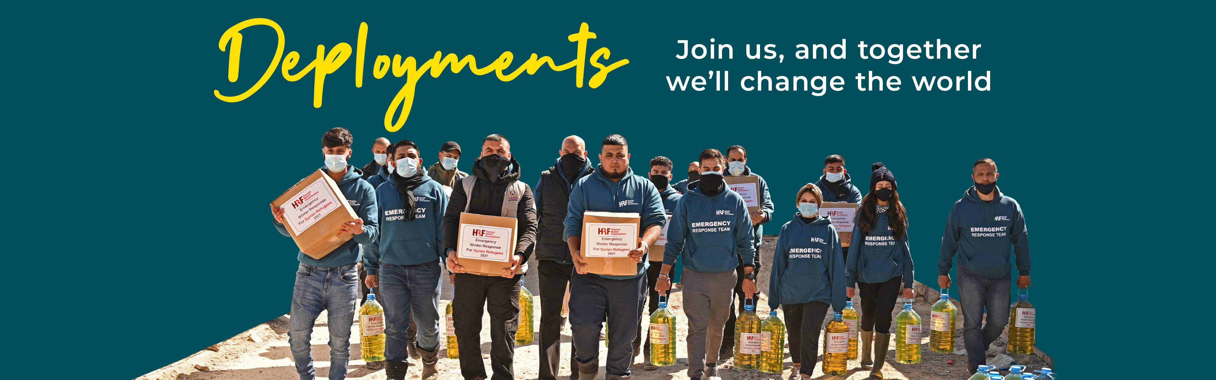 Deployments | Human Relief Foundation